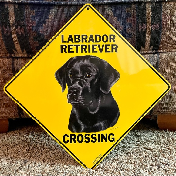 Wall Decor | New Labrador Retriever Crossing Metal Sign | Poshmark